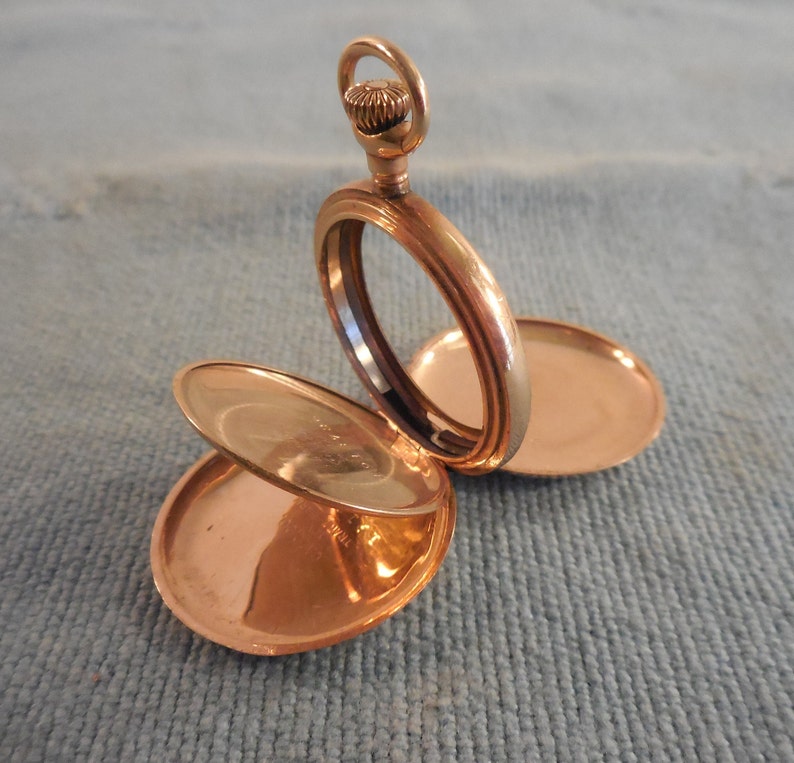 Vintage CWC Co. Gold Filled 25 Yrs. Warranted Crescent Pocket Watch ...