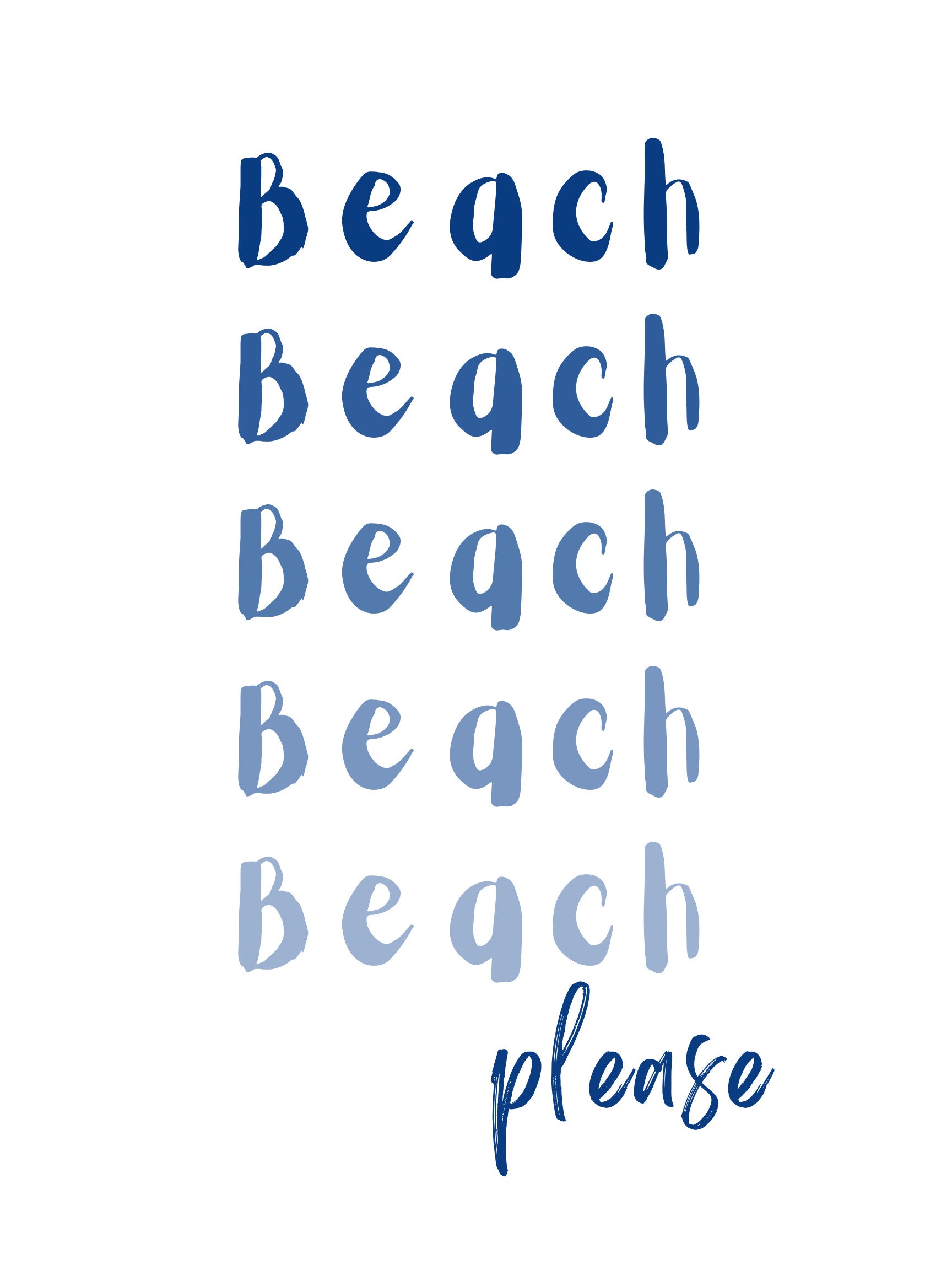 Printable Beach Please Sign - Etsy