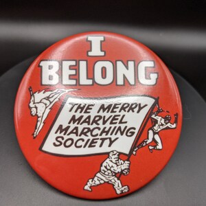 The Merry Marvel Marching Society Official Membership Badge - Etsy