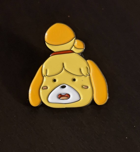 Animal Crossing Surprised Isabelle Enamel Pin - Etsy