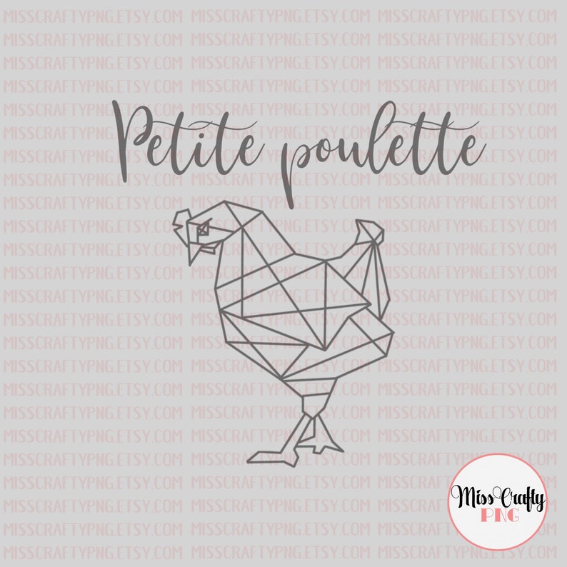 Geometric Chicken Family Png Files Mother Hen Baby Chicks - Etsy