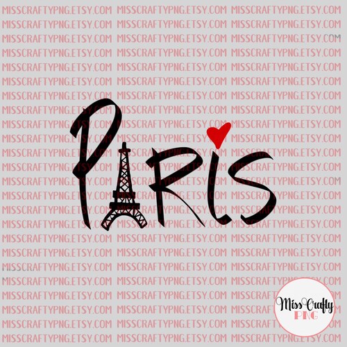 PARIS Svg Cut Files Clipart Downloads Eiffel Tower Svg - Etsy