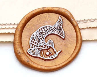 Koi Stamp - Etsy