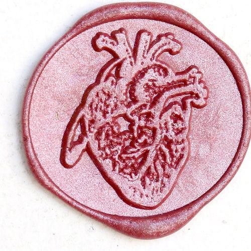 Anatomical Heart Wax Seal Stamp /heart Wax Seal Stamp Kit | Etsy