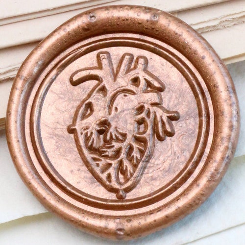 Rib Cage Wax Seal Stamp /ribs Wax Seal Stamp Kit /custom | Etsy