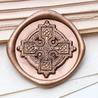 Catholic Faith Wax Stamp, Christian Cross Wax Seal, Baptism Wax Seal ...