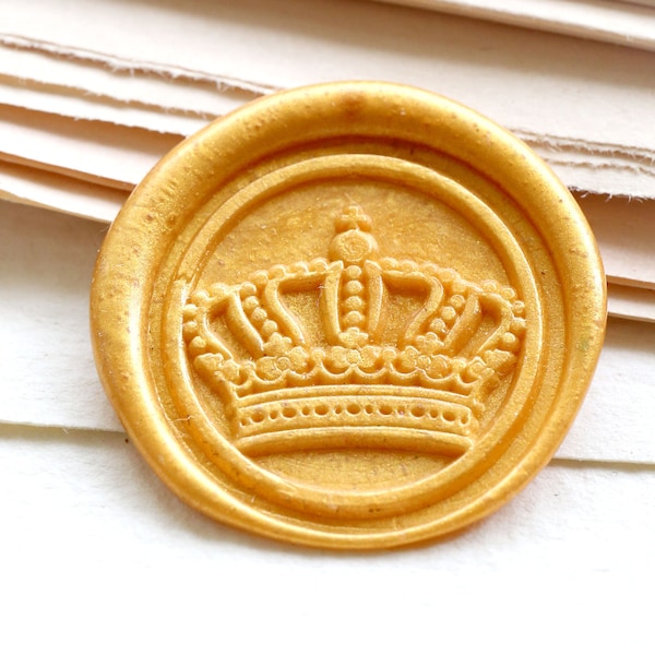 Crown Stamp - Etsy