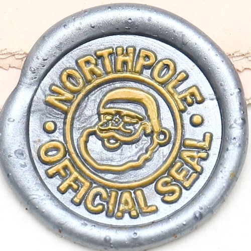 Santa Wax Seal Stamp /santa Letter Seal Wax Seal Stamp Kit | Etsy