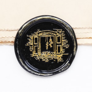 Window Sill and Wind Chimes Wax Seal Stamp /envelop Wax Seal Stamp ...