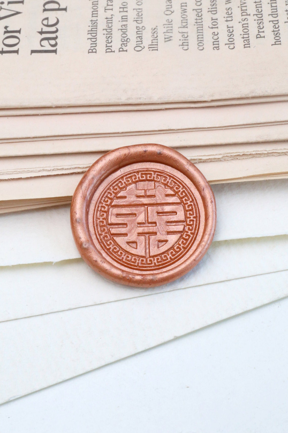 Double Happiness Wax zegel stempel / Chinese Bruiloft Wax | Etsy