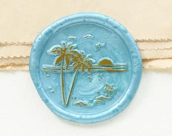 Coconut Tree Stamp - Etsy