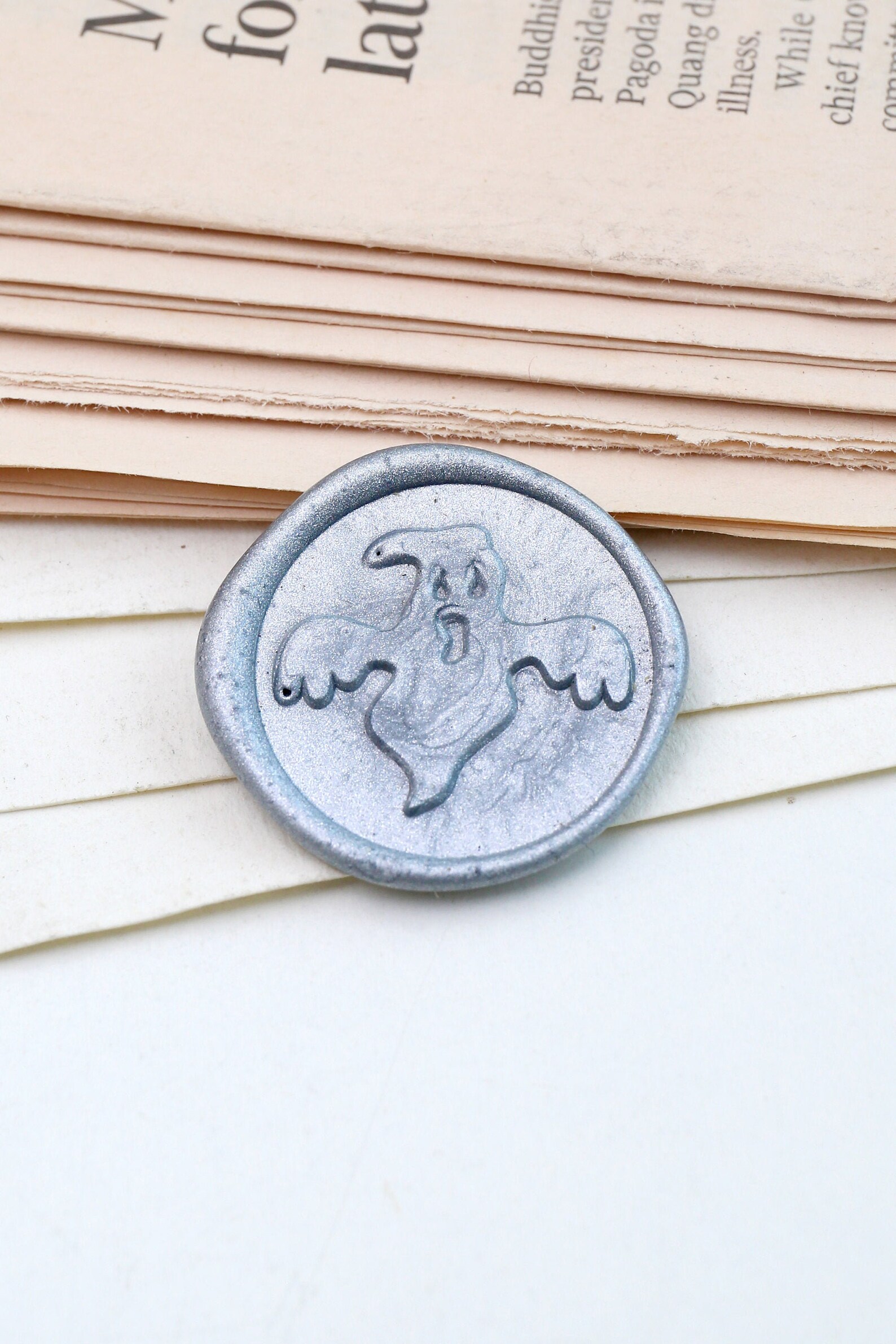 Ghost Wax Seal Stamp/wax Seal Stamp Kit /custom Sealing Wax - Etsy