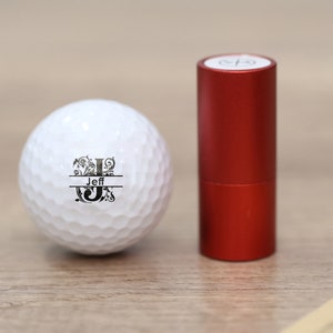 Personalized Golf Stamp, Monogram Golf Ball Stamp, Custom Golf Balls ...