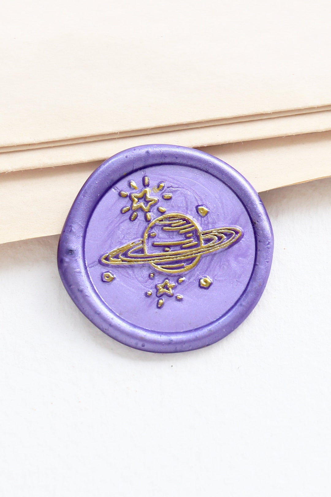 Planet Wax Seal Stamp /galaxy Wax Seal Stamp Kit /custom Sealing Wax ...