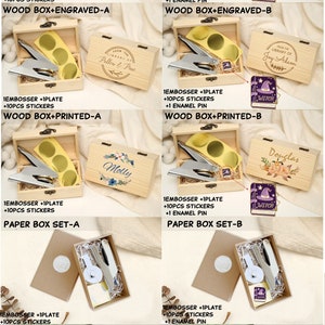 Custom Book Embosser/personalized Embosser Stamp/personalized From the ...