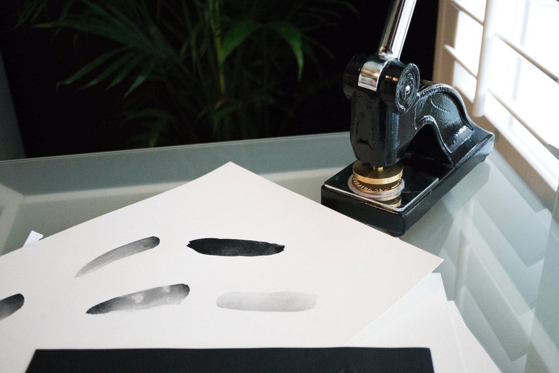 Personalized Heavy Duty Desk Embosser Custom Embossing | Etsy