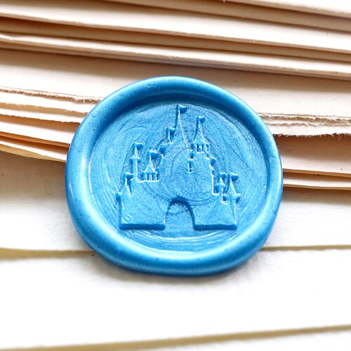 DISNEY CASTLE Wax Seal Stamp / Sealing Stamp / Wedding - Etsy