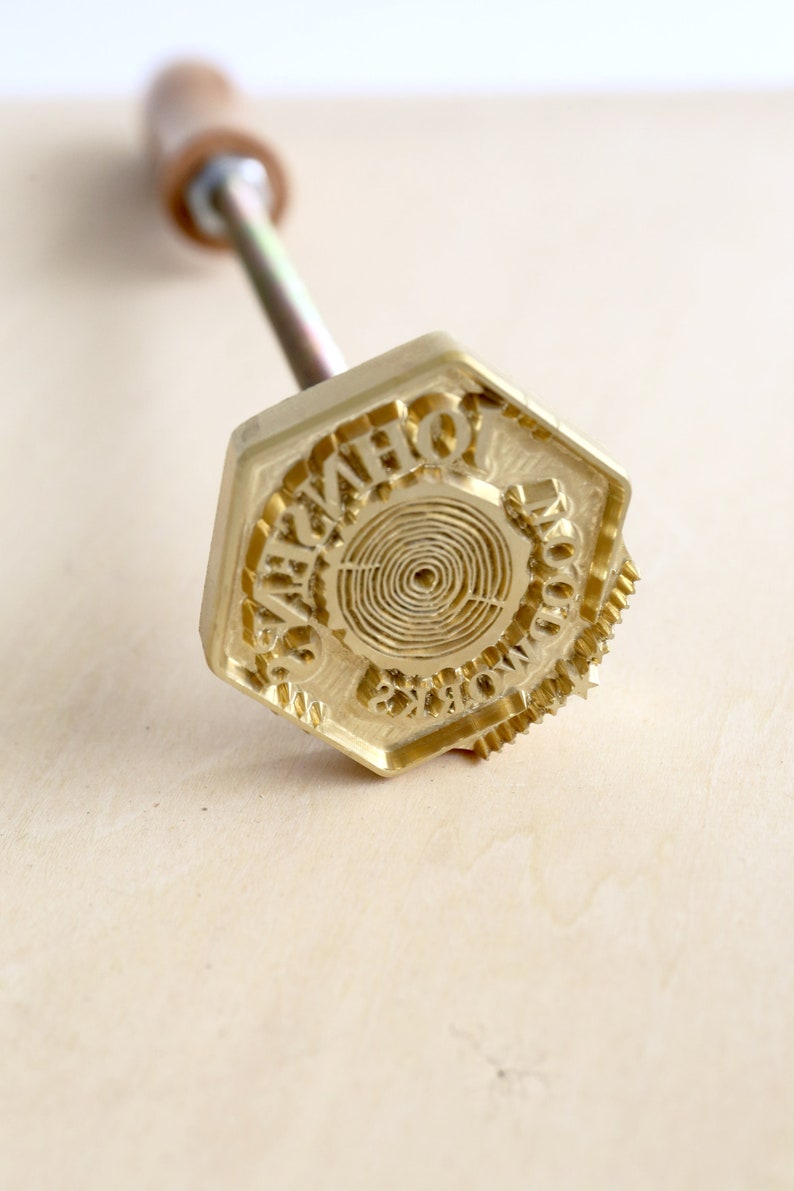 Wood Branding Iron for Woodworking , Handcrafted Branding Iron Stamp ...