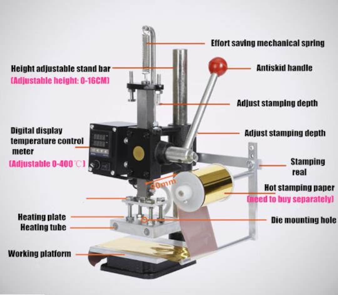 Reliable Hot Foil Gold Stamping Machine，500w Hot Foil Machine ...