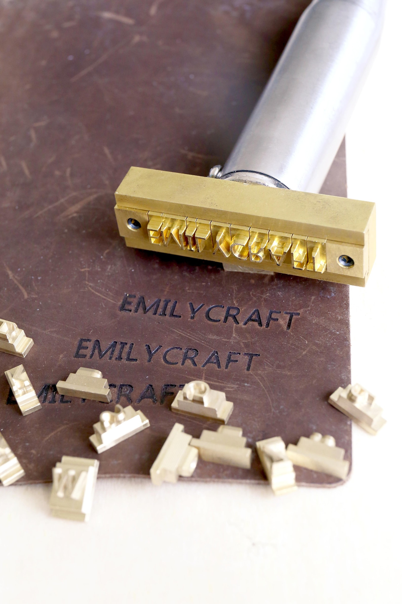 26 Interchangeable Alphabet Letter Stamp With T-slot Holder/customized ...