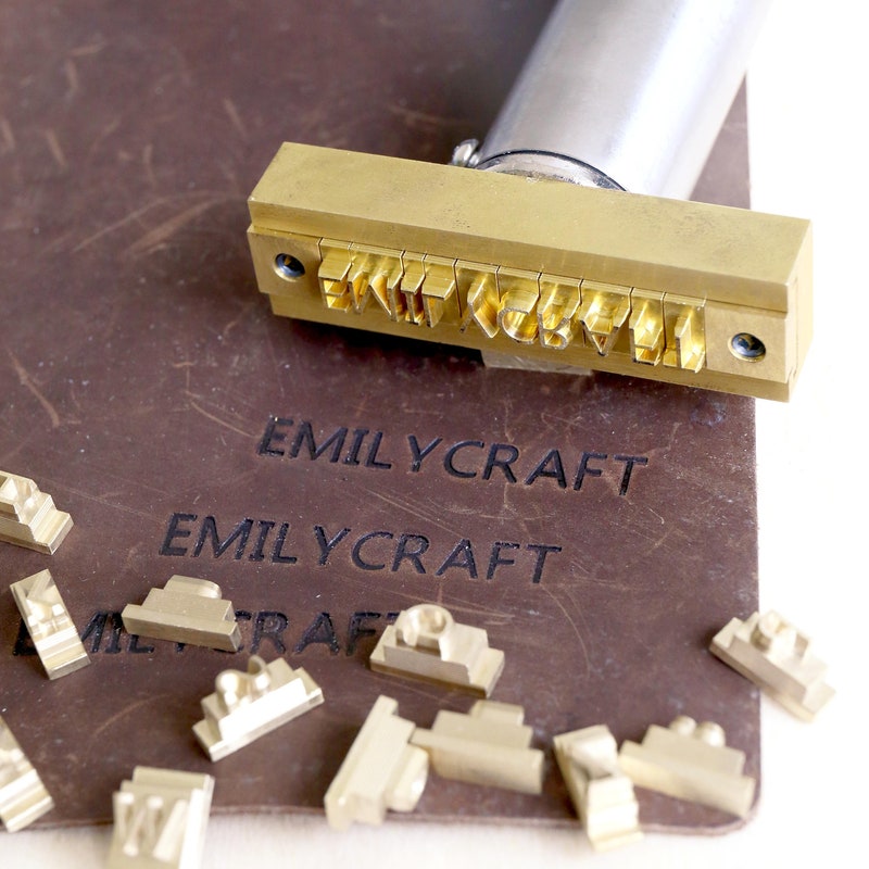 Leather Alphabet Stamp Set - Etsy