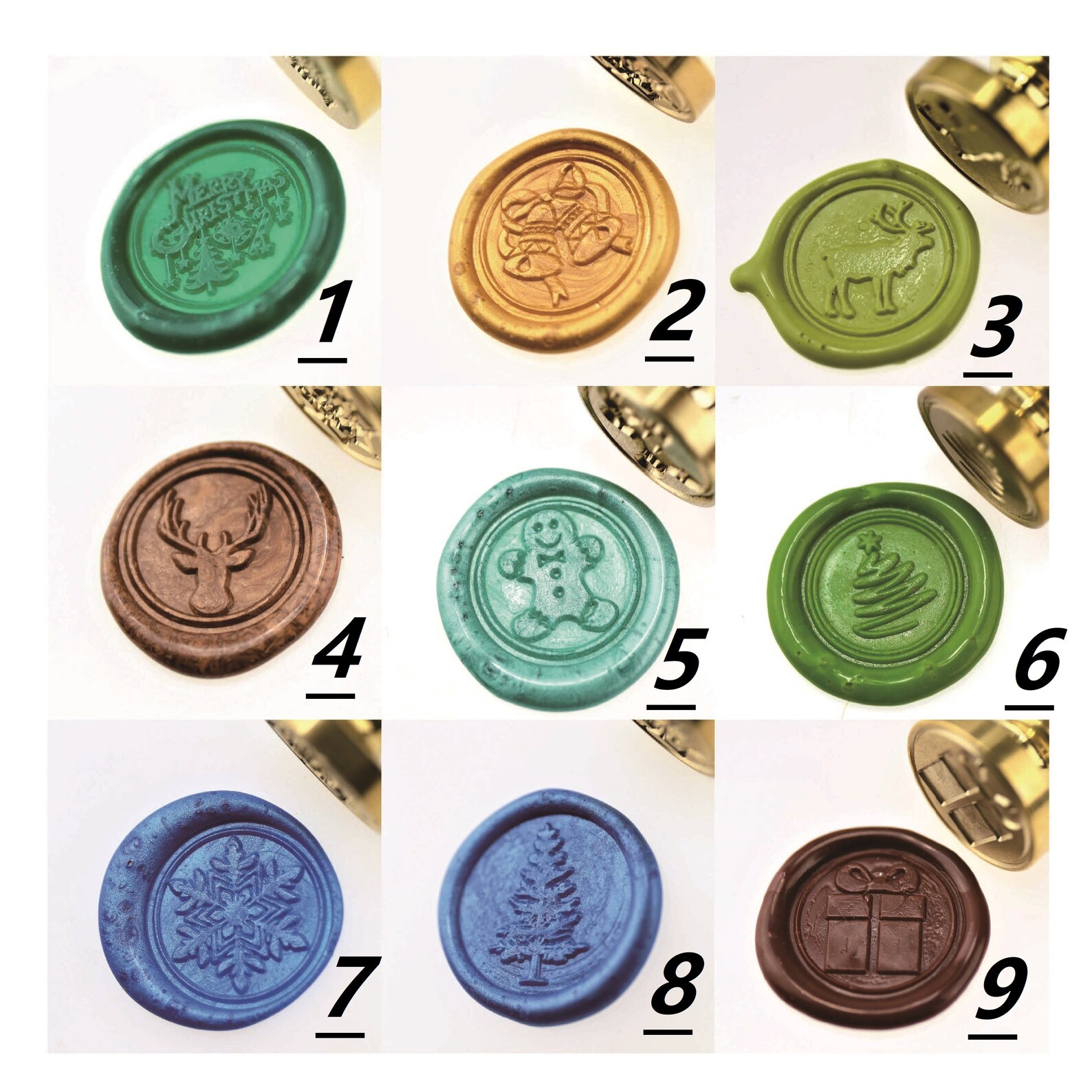 Christmas Tree Wax Seal Stamp/merry Christmas Wax Seal Wax Seal Stamp ...