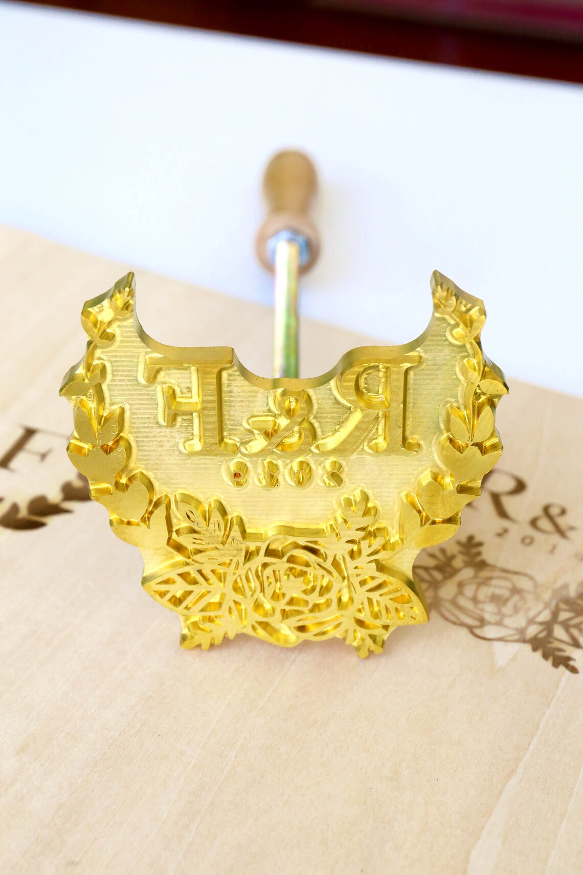Custom Brass Stamp,custom Leather Stamp ,leather Embossing, Wood Brass ...
