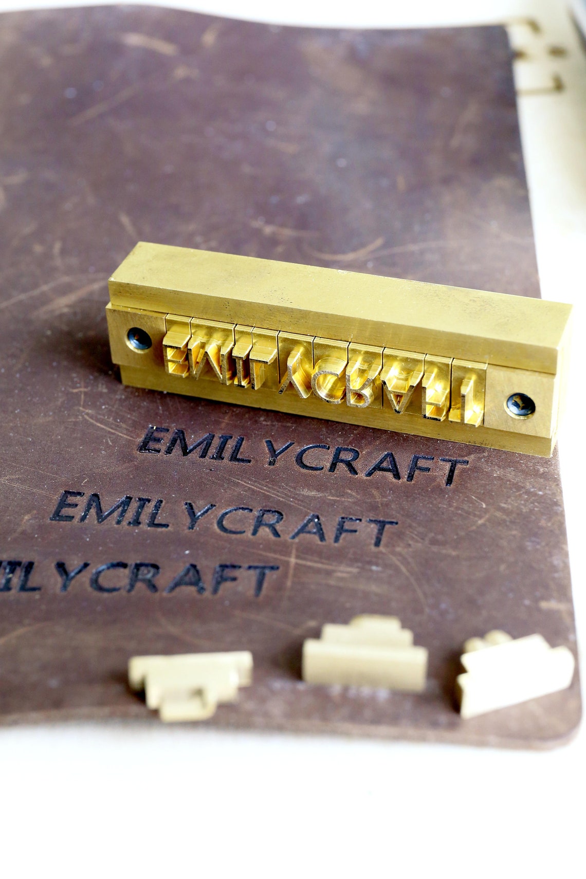 26 Interchangeable Alphabet Letter Stamp With T-slot Holder/customized ...