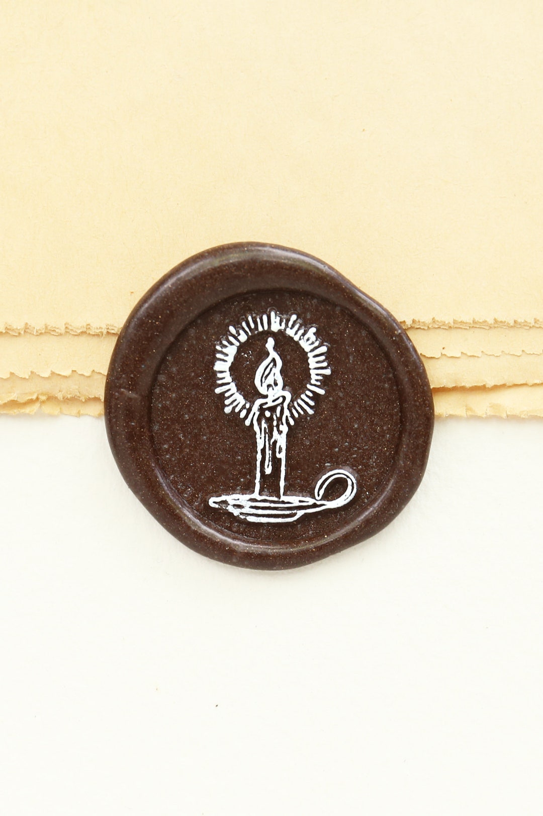 Candles Wax Seal Stamp / Candlelight Seal Stamp Kit Wax /custom Sealing ...