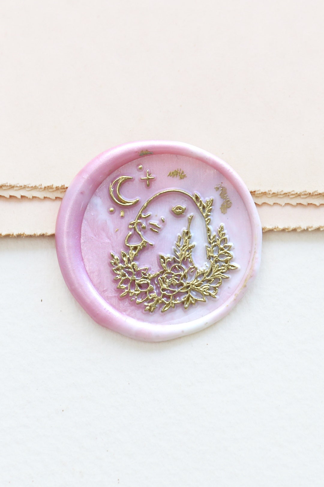 Rabbit Wax Seal Stamp/bunny Floral Wax Seal Stamp Kit /custom Sealing ...