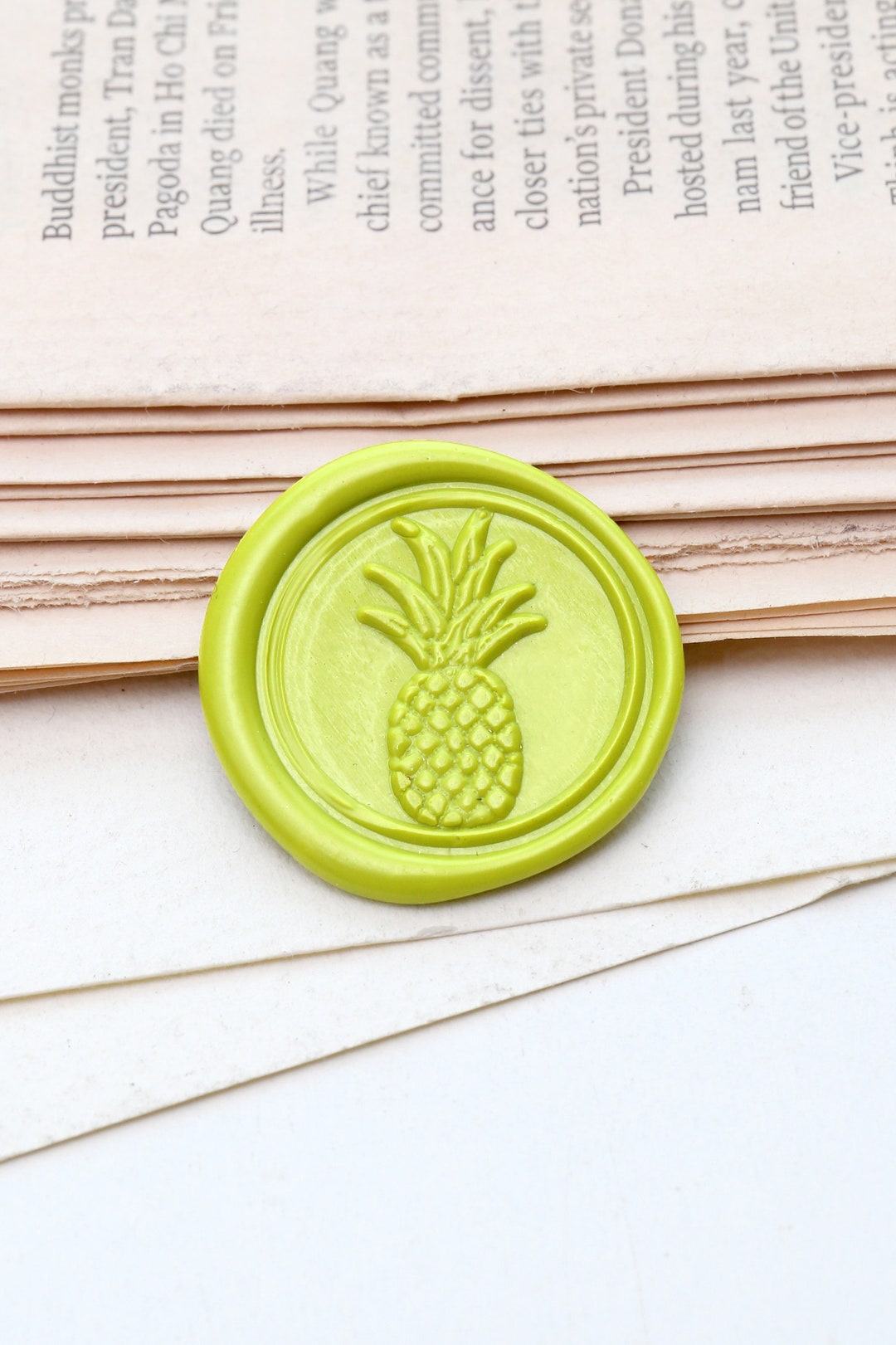 Pineapple Wax Seal Stamp/wax Seal Stamp Kit /custom Sealing Wax Stamp ...