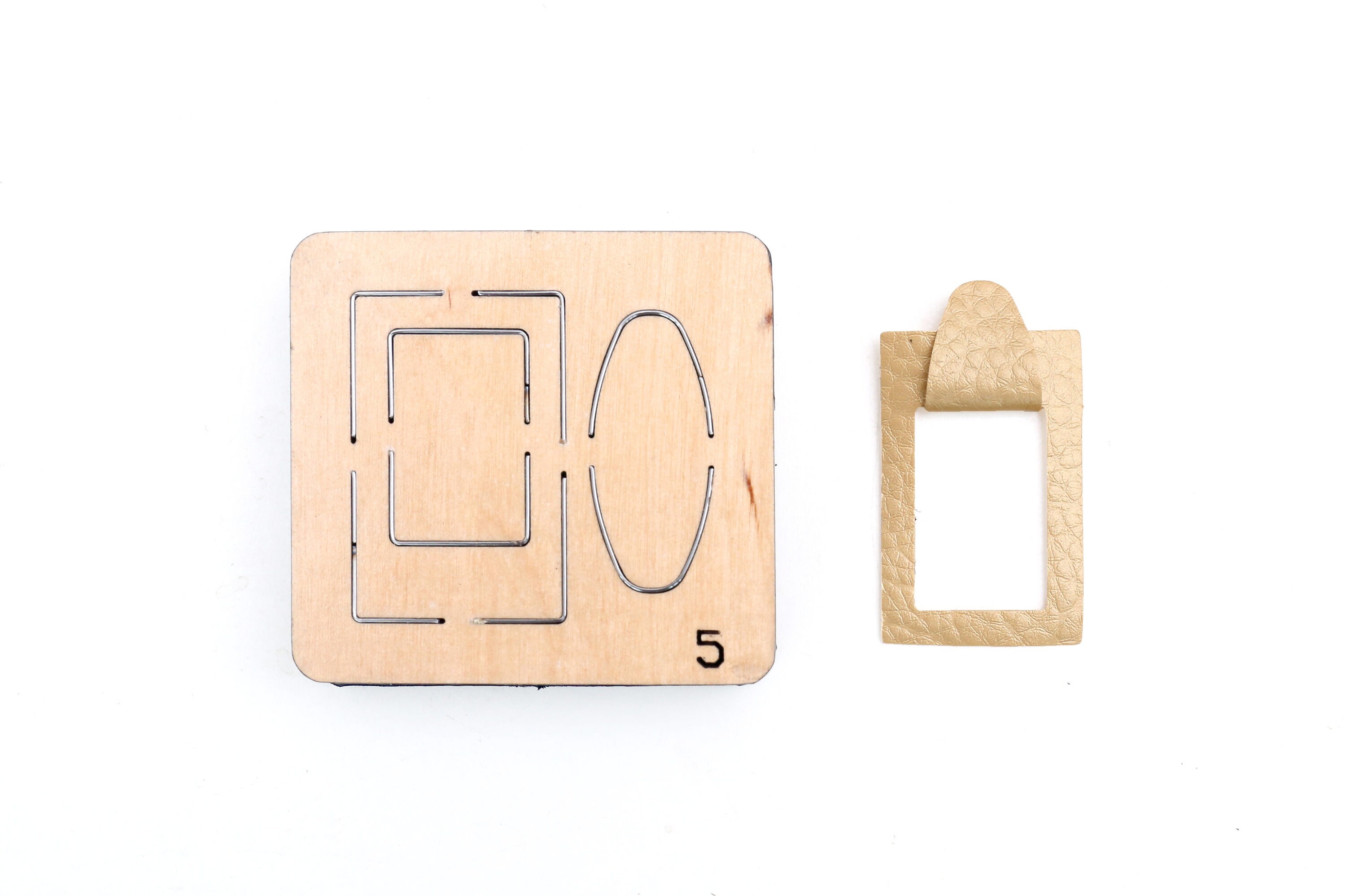 Geometric Rectangle Leather Die Cut Hand Steel Rule Metal - Etsy