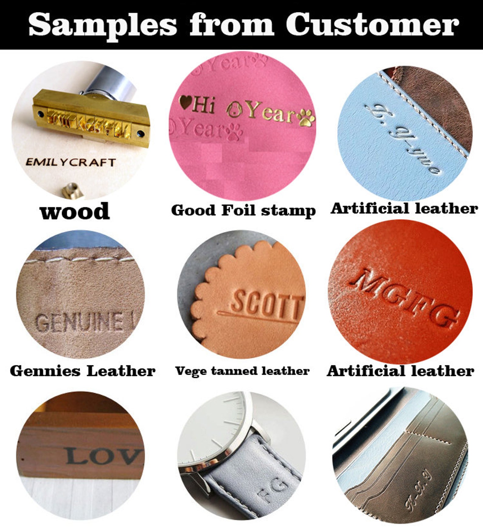 26 Interchangeable Alphabet Letter Stamp With T-slot Holder/customized ...