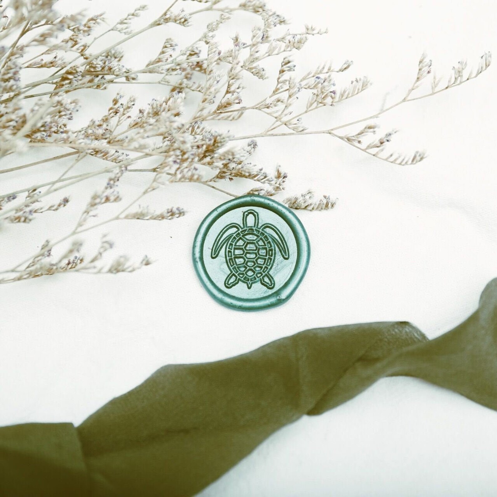 Sea Turtle Wax Seal Stamp /underwater Ocean Wax Seal Stamp/ - Etsy