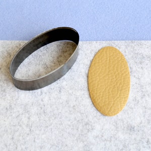 Oval Shape Steel Rule Leather Cutting Die, Custom Steel Rule Metal Die ...