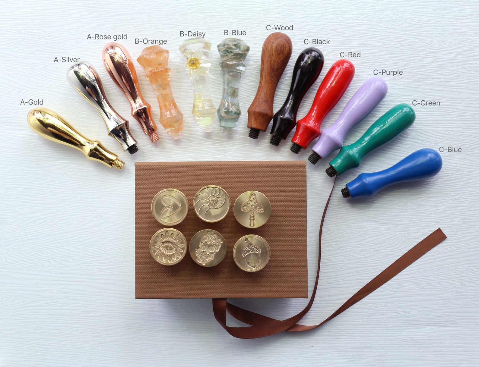 6pcs Books Wax Seal Stamp Set /6 reading Stamps paper gift | Etsy