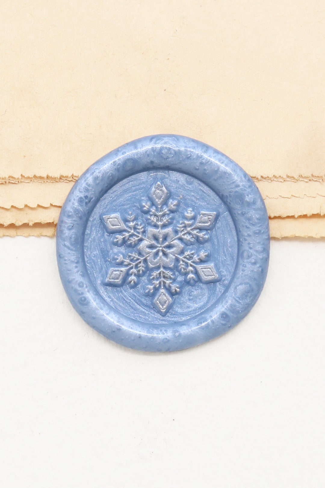 Snowflake Wax Seal Stamp /snow Envelop Wax Seal Stamp/custom Sealing ...