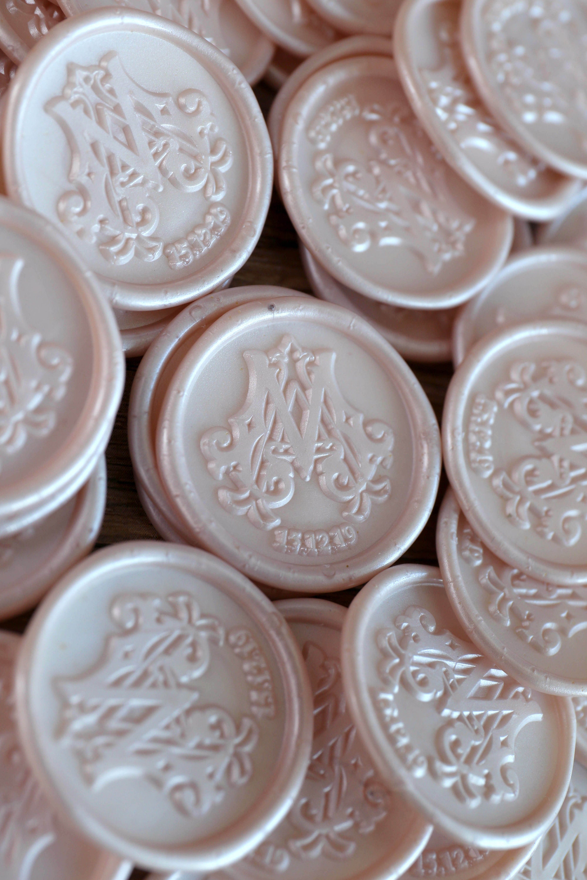 Custom Self Adhesive Wax Seal Stickers 40 Colors Available | Etsy