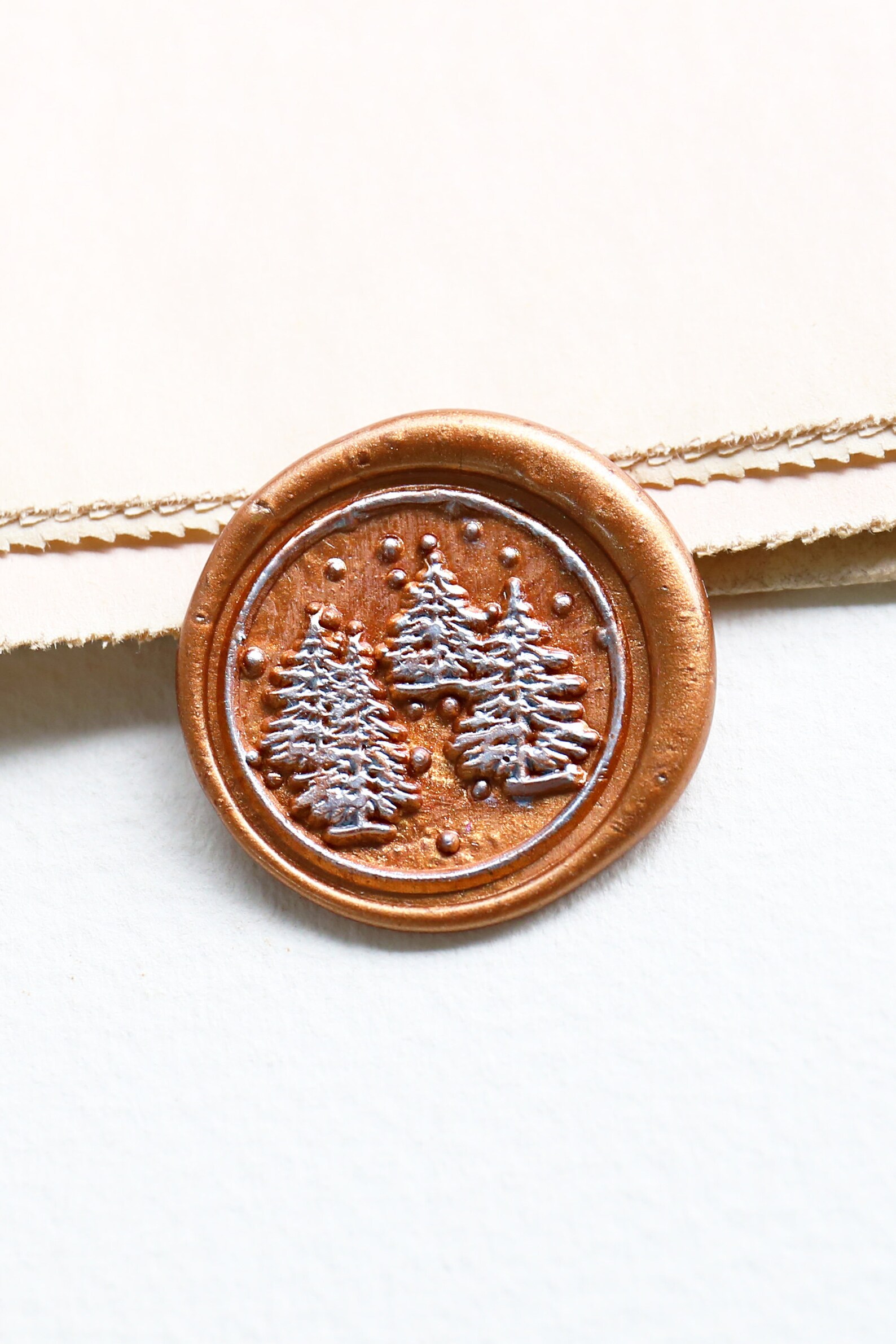 Pine Trees Wax Seal Stamp Kit Forest Sealing Wax /custom Sealing Wax ...