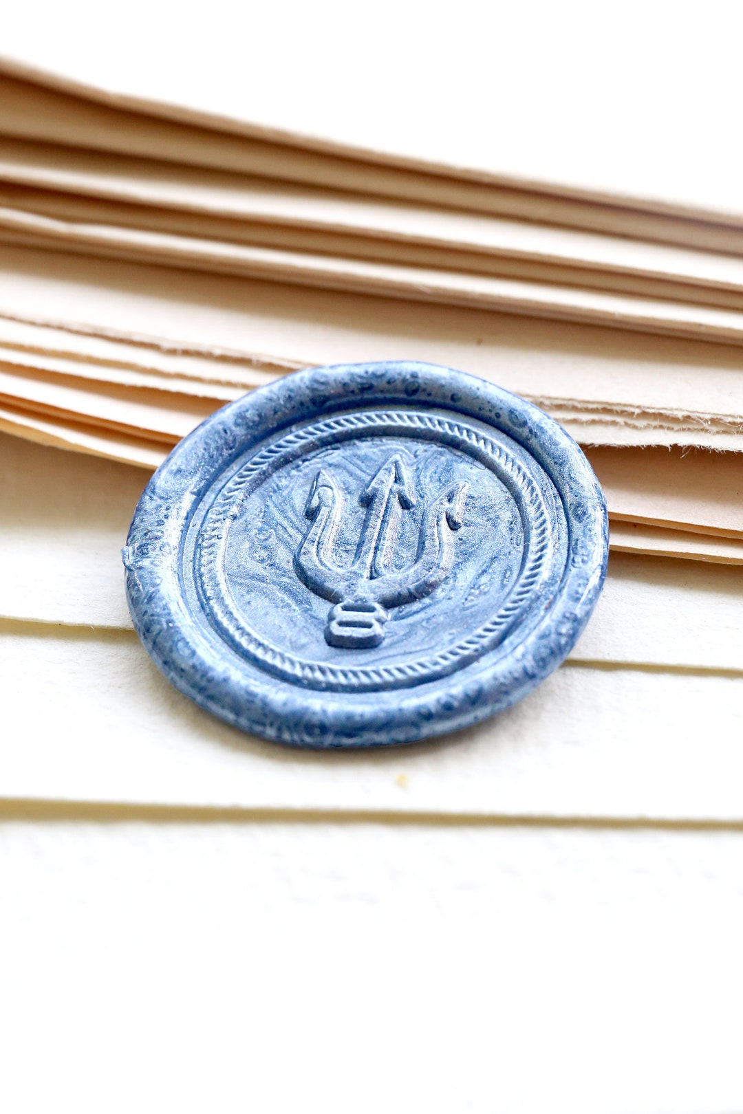 Trident Wax Seal Stamp /trident Wax Seal Stamp Kit /custom Sealing Wax ...