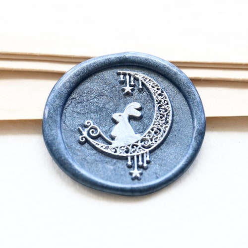Yin Yang Sun and Moon Wax Seal Stamp Kit Day and Night Wax - Etsy