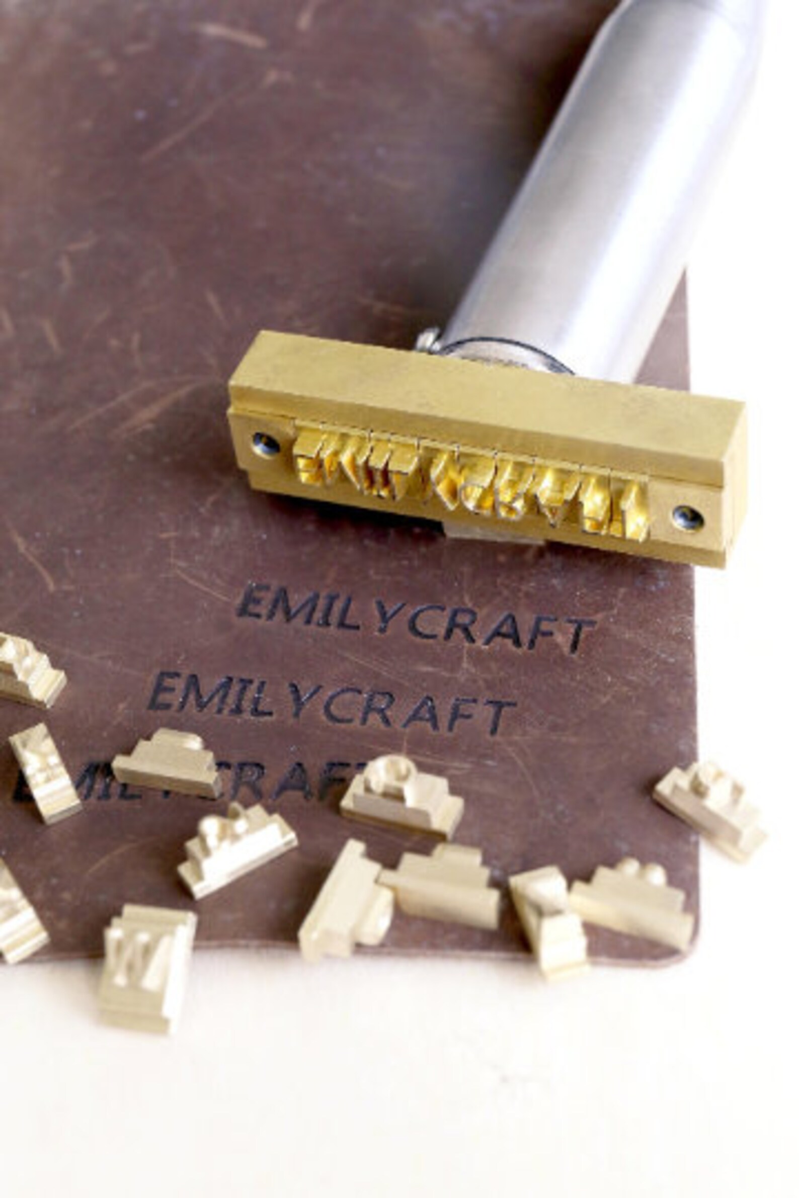 Custom Leather Stamp ,leather Embossing, Custom Brass Stamp,foil Stamp ...