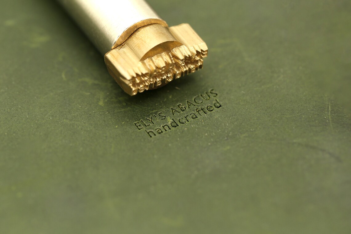 Custom Leather Stamp Maker Customized Brass Leather Embossing - Etsy