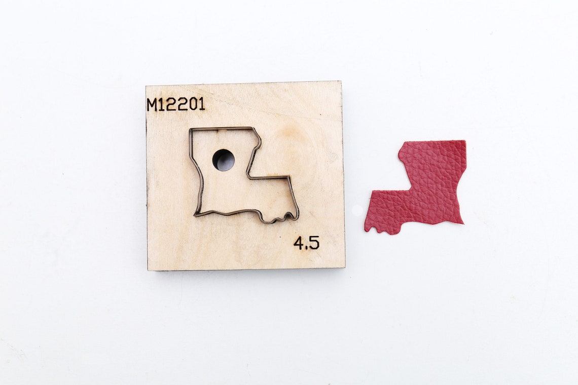 Custom US State Louisiana Earring Leather Cutting Die Steel - Etsy