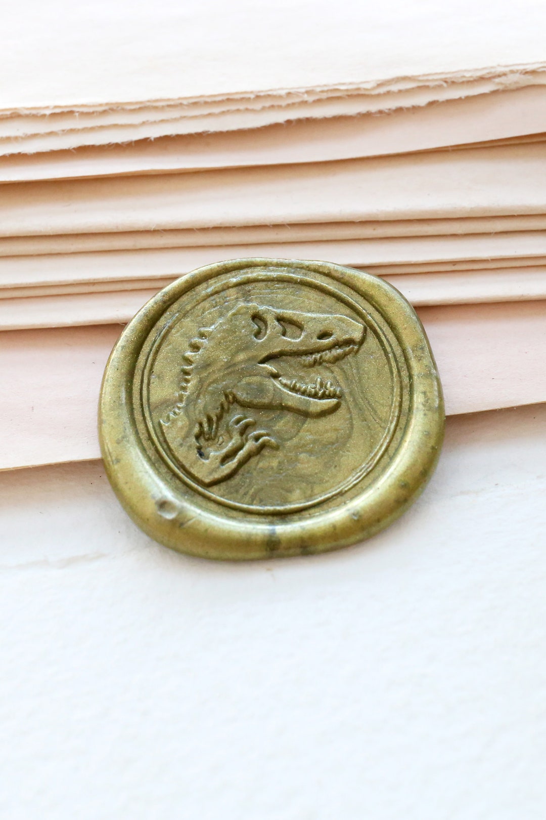 Dinosaur T-rex Wax Seal Stamp /wax Seal Stamp Kit /custom Sealing Wax ...
