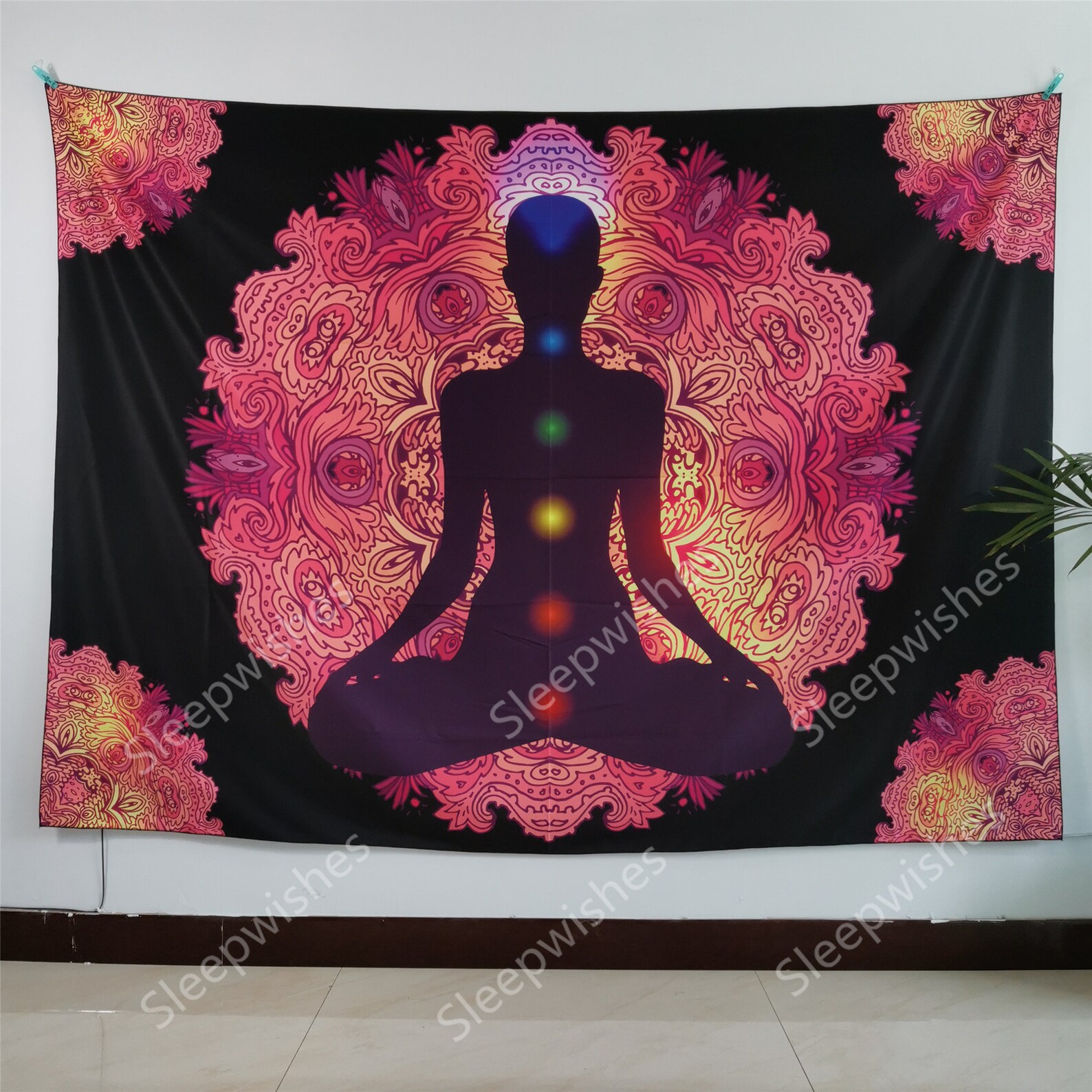 Chakra Tapestry Chakra Tapestry Yoga Meditation Tapestry Zen - Etsy