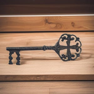 Decorative Skeleton Key, Brass Cross Skeleton Key, Unique Gift Ideas ...
