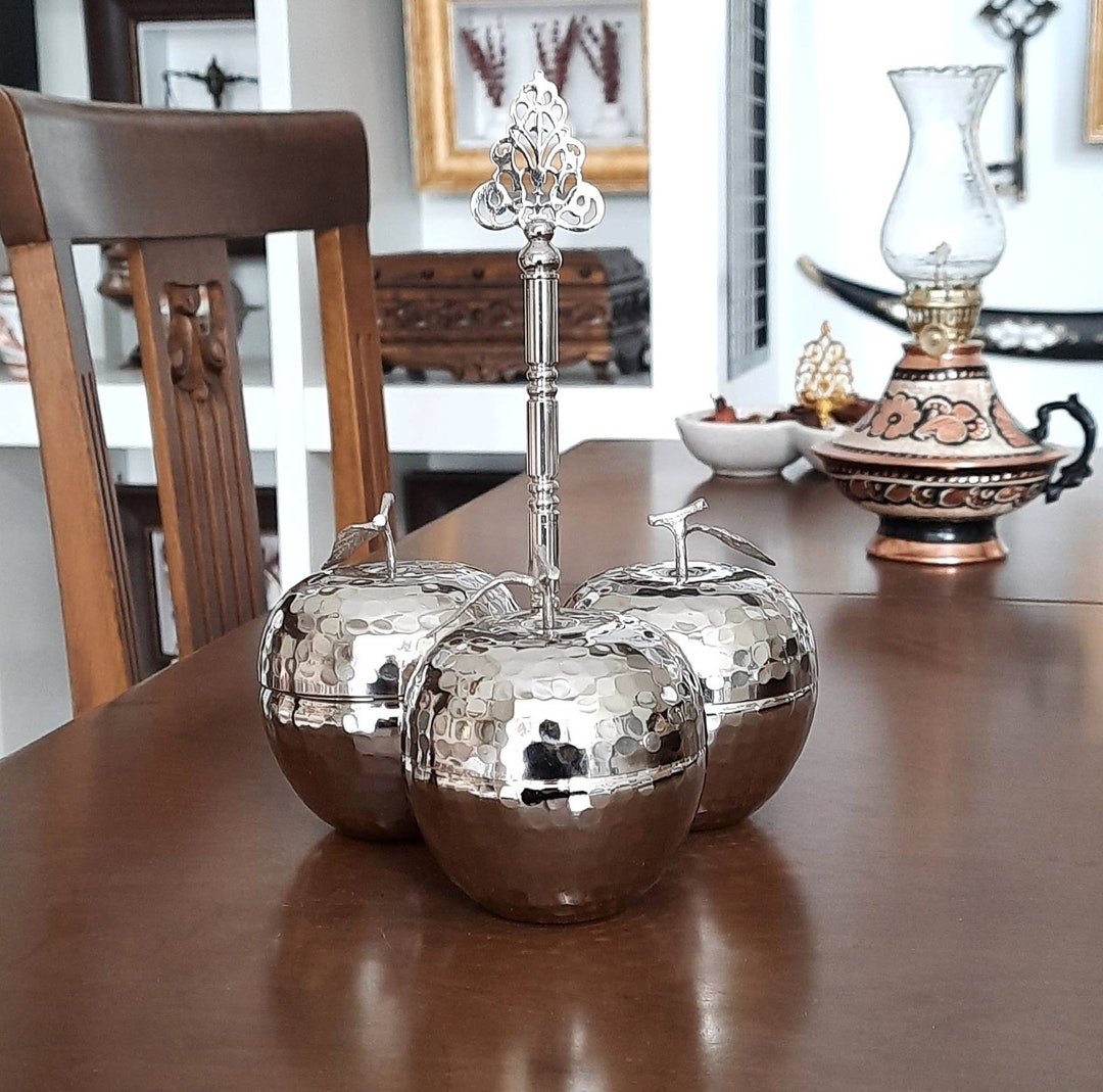 Copper Condiment Bowl Set, Small Copper Bowls, Housewarming Favors ...