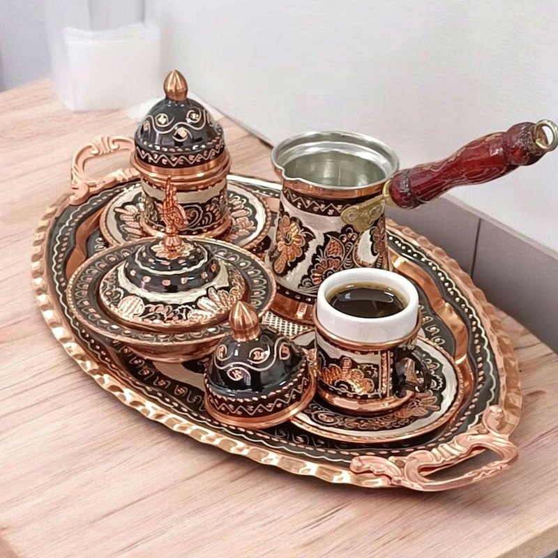 Turkish Coffee Cups Set - Etsy