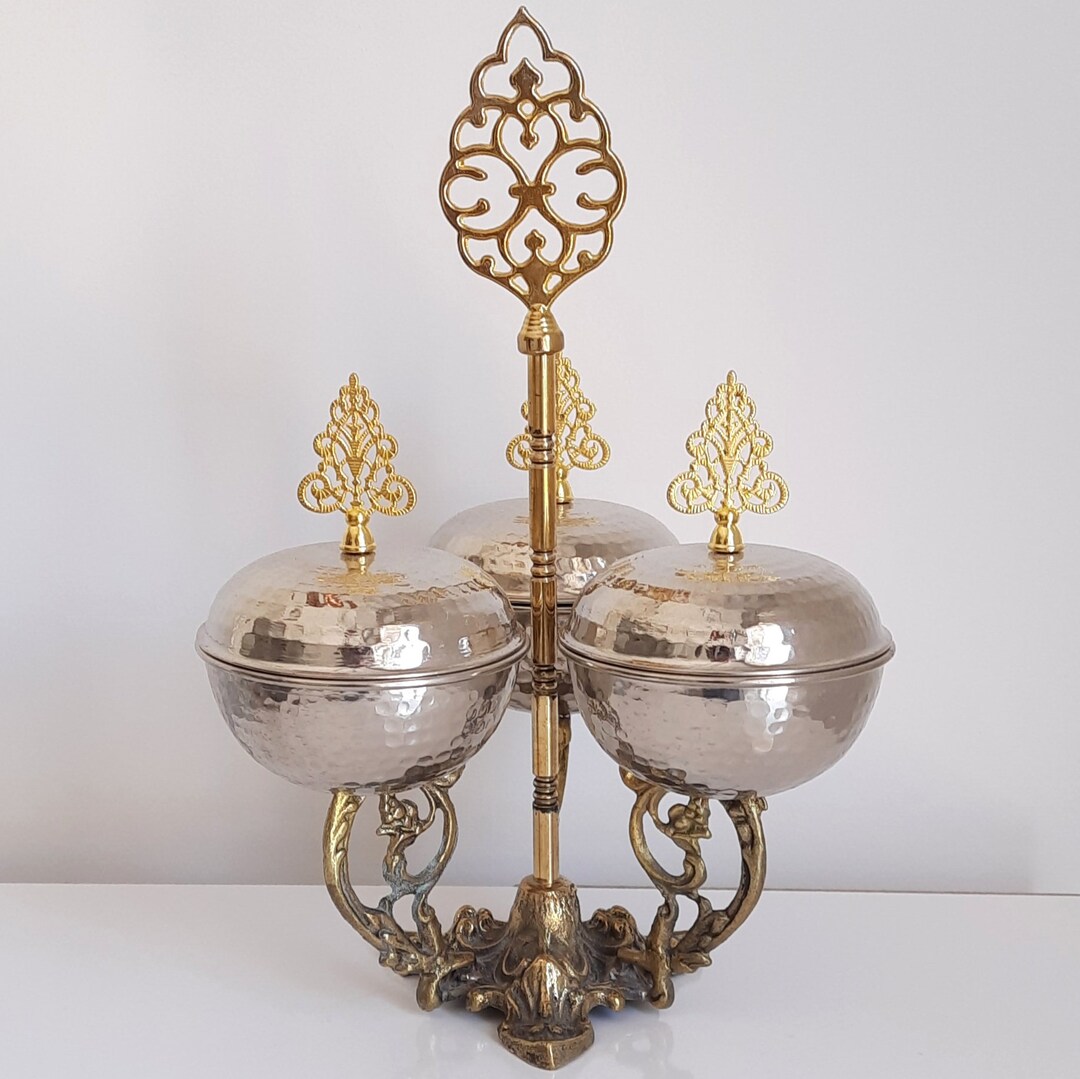 Copper Condiment Bowl Set, Decorative Copper Spice Bowls, Home Gifts ...